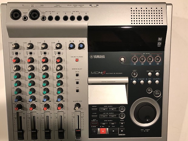 Yamaha MD4S 4 track Mini Disc recorder 1999 silver | Reverb
