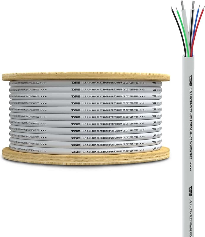 DS18 MOFC12/18GA-100SWRGB Marine Tinned OFC 18-GA RGB Wires | Reverb