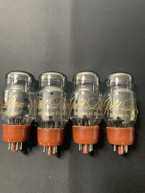*1/2 price*SAVE $*Gold Lion KT66 KT-66 Matched Quad 4-Only | Reverb
