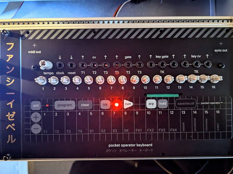 Grayscale POKIT + Teenage Engineering POM-16 (Pocket Operator | Reverb