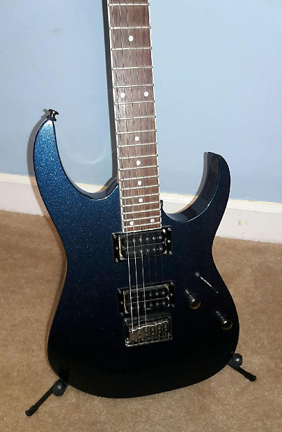 IBANEZ RG321MH Electric Guitar / Blue Metallic / Very Good | Reverb