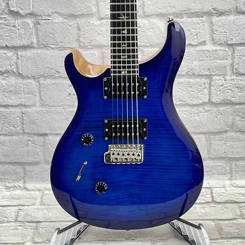 Used: PRS SE Custom 24 Left-Handed Electric Guitar - Faded | Reverb
