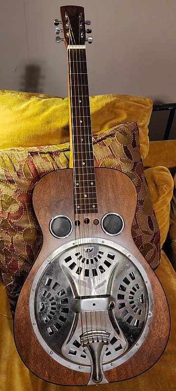 USA Gibson Dobro Original Hound Dog Square Neck Resonator | Reverb