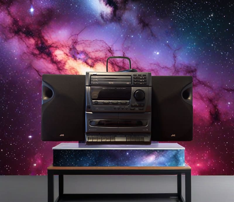 JVC MX-D2T Hi-Fi Compact Component System& Speakers - Remote | Reverb