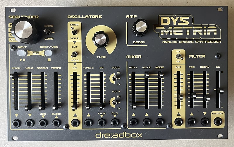 Dreadbox Dysmetria analog modular groove synthesizer | Reverb