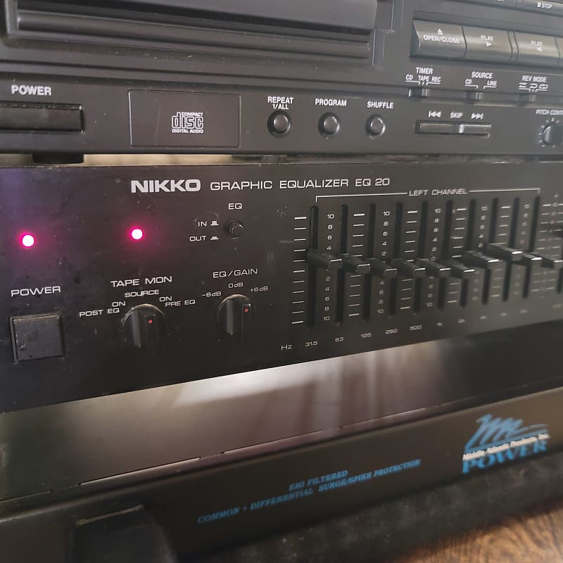 Nikko EQ20 Graphic Equalizer 1980s - Black | Reverb
