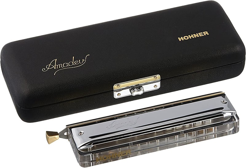 Hohner Model 7544-C Amadeus Chromatic Harmonica Key of C with | Reverb