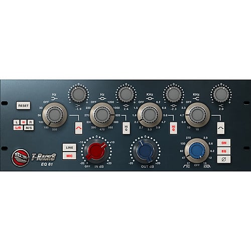 IK Multimedia T-RackS EQ 81 - Preamp and EQ Emulation Plug-In | Reverb