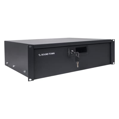 STRD-3D | 19" 3U Locking Rack Mount Sliding Drawer, w/ | Reverb