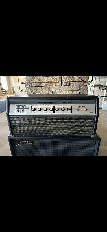 Ampeg SVT Tube Bass Amp SVT 1969-1971 - Silver and Black | Reverb