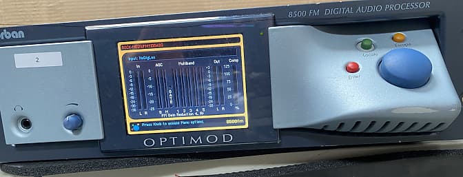 OPTIMOD FM 8500 FM DIGITAL AUDIO PROCESSOR | Reverb