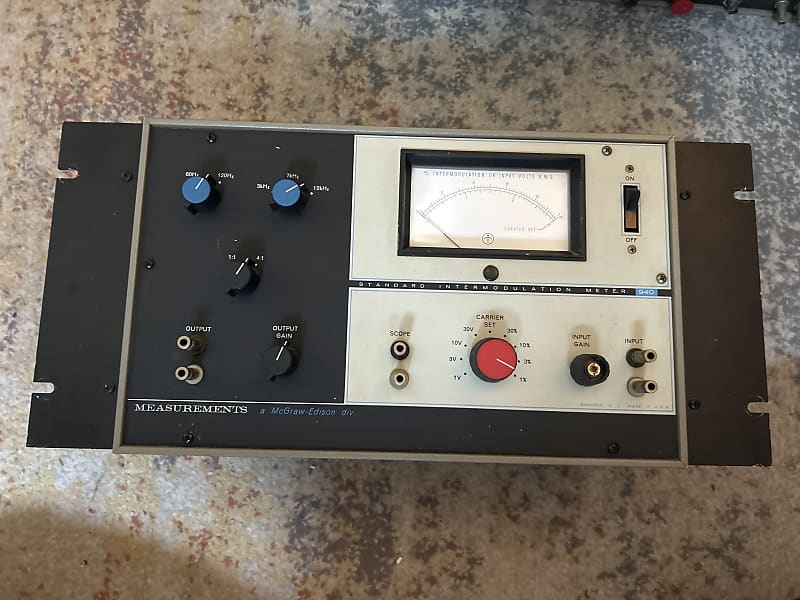 McGraw-Edison Measurements Standard Intermodulation Meter 940 | Reverb