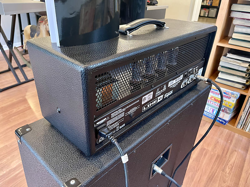 Line 6 Spider Valve HD100 guitar amp w/ Bugera 4x12 cabinet. | Reverb