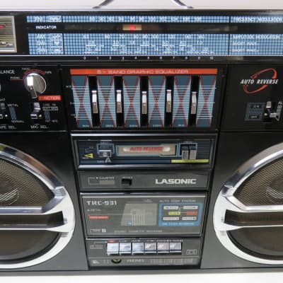 ORIGINAL LASONIC TRC-931 BOOMBOX MINT CONDITION SERVICED | Reverb UK