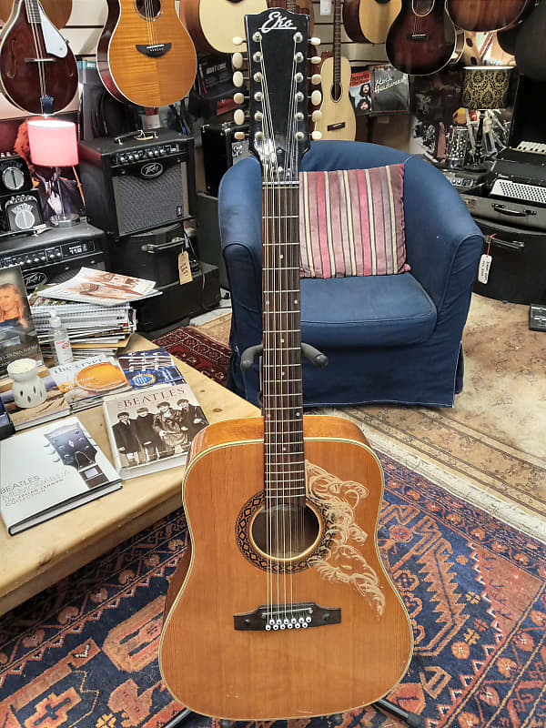 Eko J-56 12-String 1970s Natural | Reverb