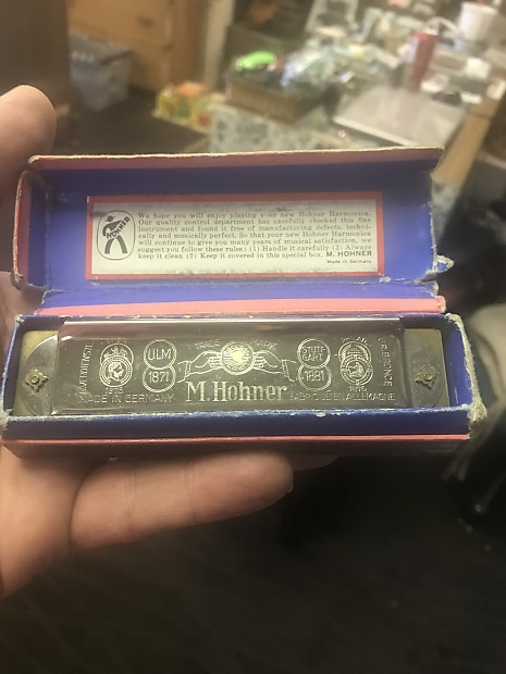 Horner Harmonica 1876 model in the original box DV. | Reverb