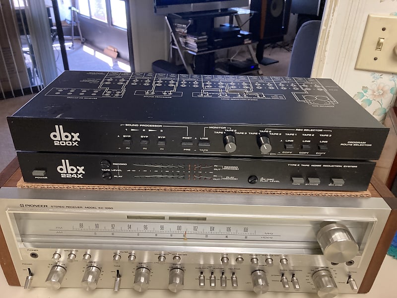 DBX 224X and 200X 1980s Matte Black | Reverb