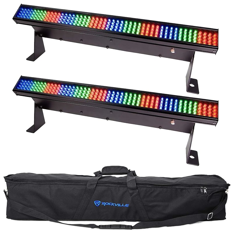 2 Colorstrip Mini Led Multi-Colored Dj Light Bar Effect Color | Reverb