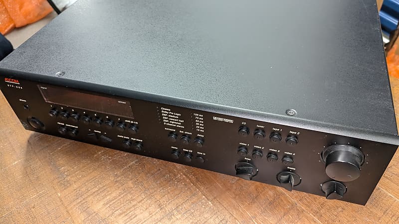 Adcom GTP-600 90s black HiFi stereo/surround preamp, with | Reverb