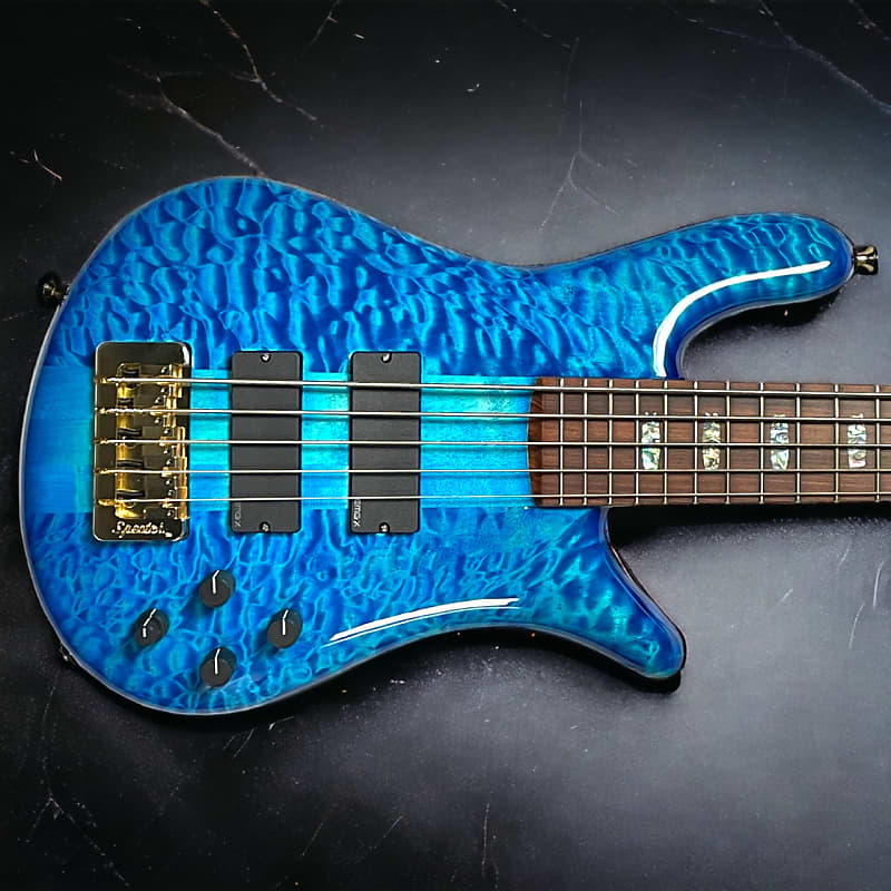 Spector USA NS-5 XL, Bahama Blue w/ Pau Ferro and HAZ-LAB | Reverb