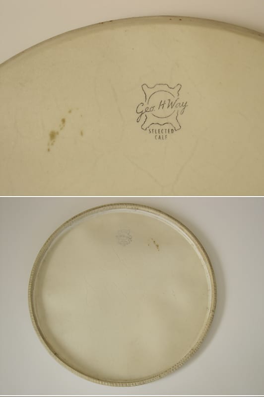 George Way Calf heads 1950’s - Natural | Reverb