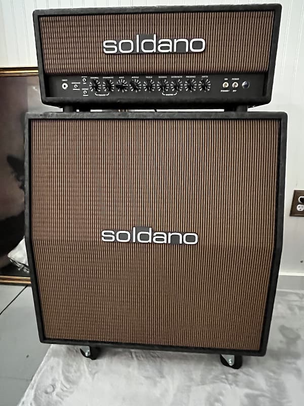 Soldano 100 with 4X12 loaded cabinet Soldano SLO 100 with | Reverb