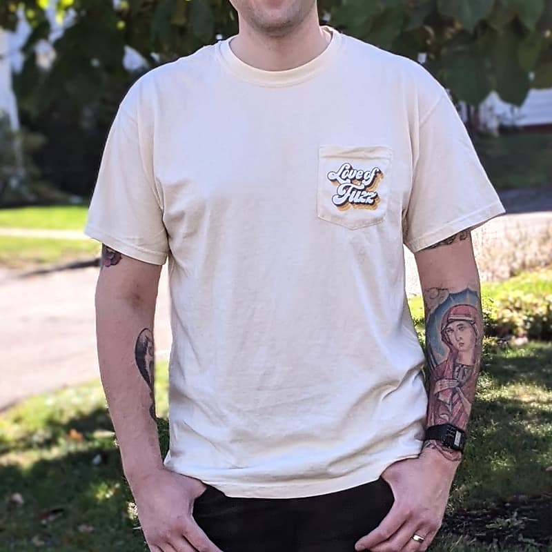 Love of Fuzz Pocket T Shirt - Size SMALL | Reverb