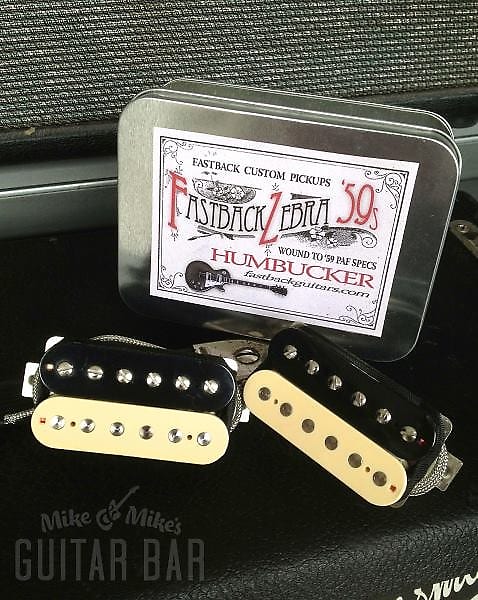 Fastback Zebra '59 PAF Pickups | Reverb