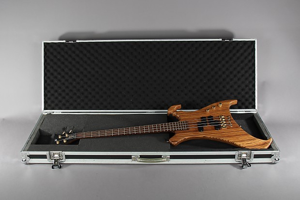 2003 Warwick Buzzard BO Zebrawood 4 String Bass Guitar | Reverb
