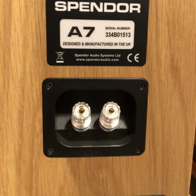 Spendor A7 Floorstanding Speakers in Light Oak Finish | Reverb Canada