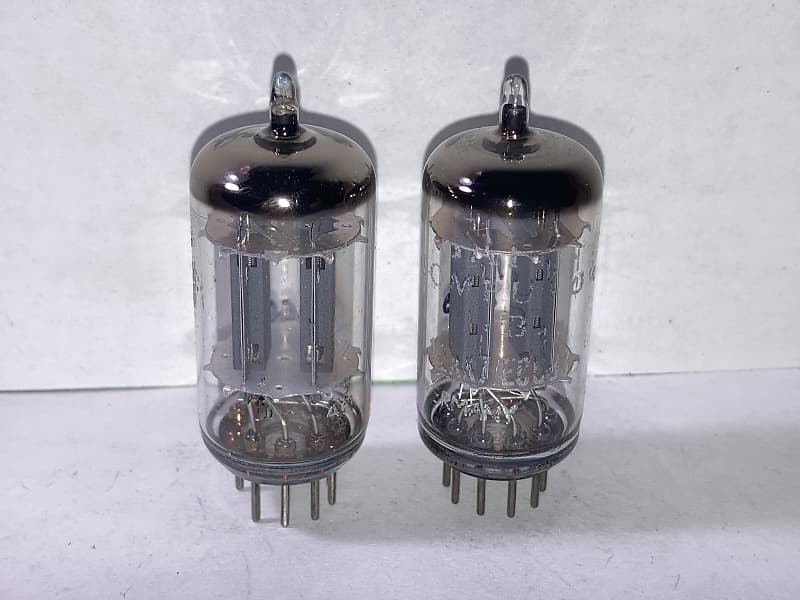 Telefunken 12AX7 ECC83 Smooth Plate Tubes, Matched Pair High | Reverb