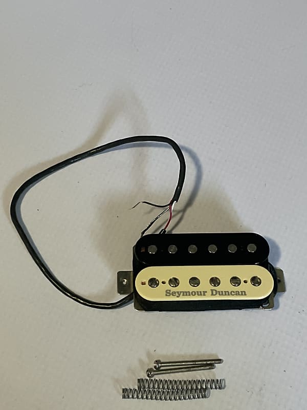 2015 Model USA Seymour Duncan SH-4 SH4 Zebra Bridge Humbucker | Reverb