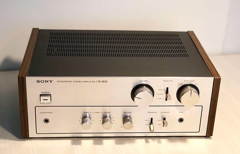 Vintage 70s SONY TA-1630 stereo integrated amplifier | Reverb