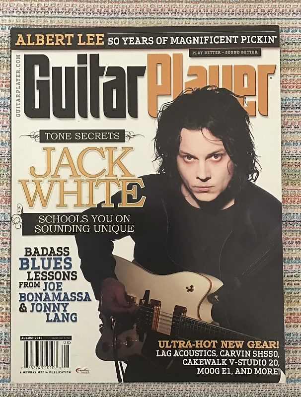 Guitar Player Magazine Back Issue August 2010 - Jack White | Reverb