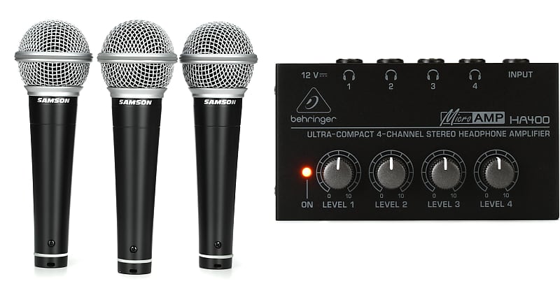 Samson R21 Cardioid Dynamic Vocal Microphone - 3-pack Bundle | Reverb