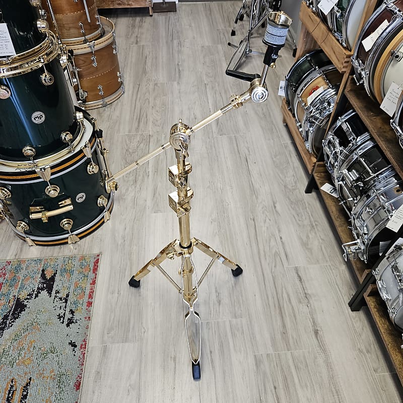 DW 9700GD Gold Double Braced Boom Arm Cymbal Stand | Reverb