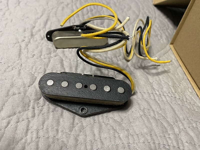 Monty's Prototype 2 Telecaster Pickup Set 2021 Black & Nickel | Reverb