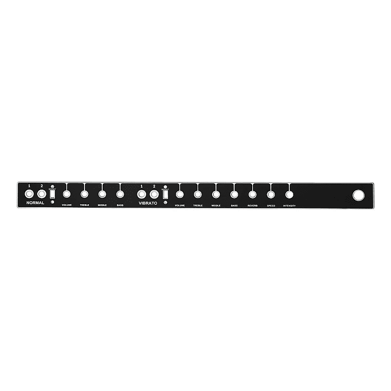 Fender Twin Reverb Faceplate Black Panel No Logo | Reverb