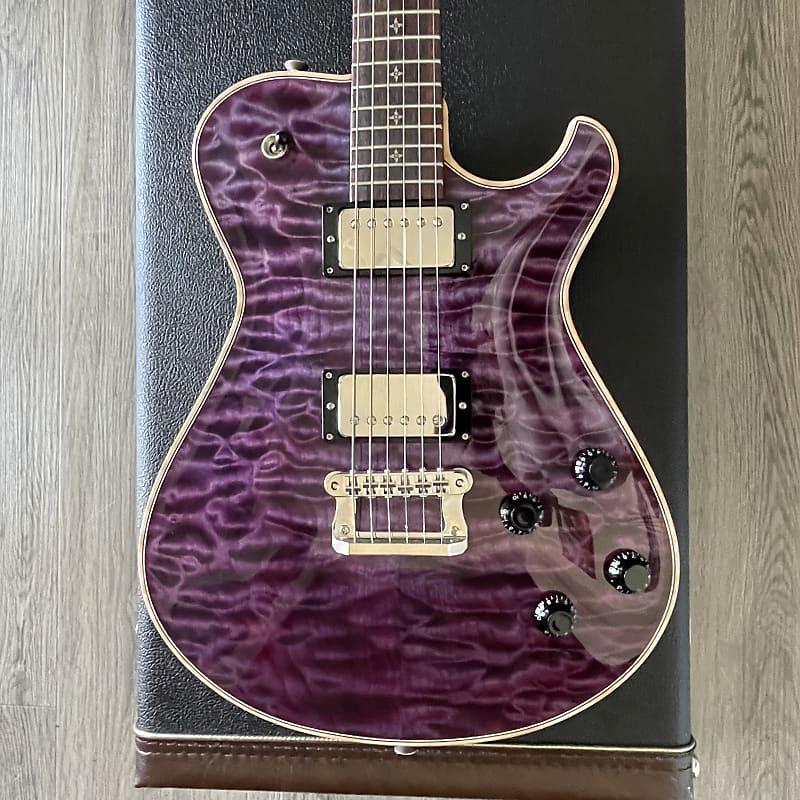 Knaggs Kenai T1 Purple Quilt Top Gloss Finish Electric Guitar | Reverb