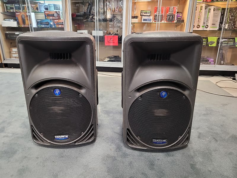 Mackie SRM450 powered speakers (pair) - Gray | Reverb