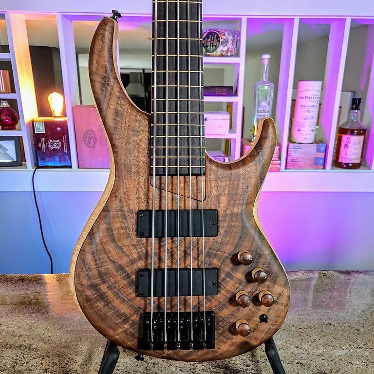 MTD 535-24: Flamed Walnut 10 Top, Indian Rosewood Fingerboard | Reverb