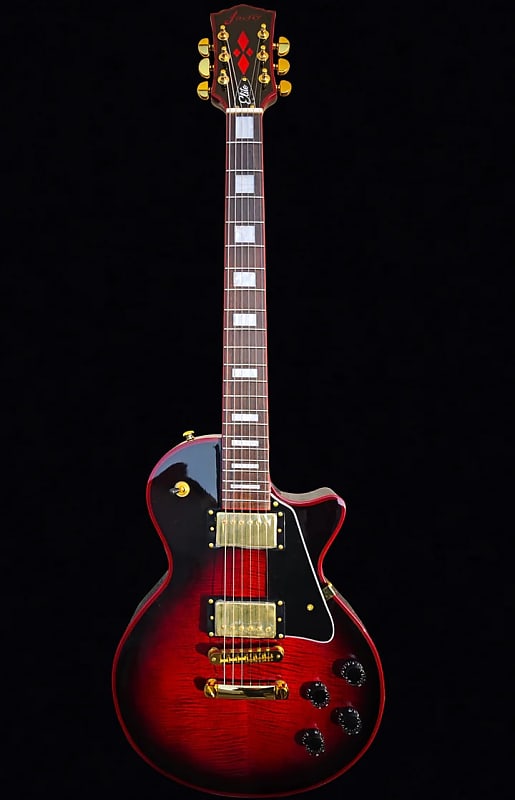 FireFly FFLP Elite Red Bat Electric Guitar * Elite Model Gold | Reverb