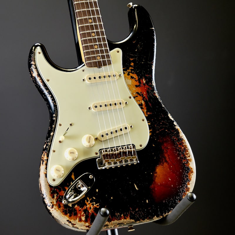 Fender Custom Shop 63 Strat Left Handed Super Heavy Relic | Reverb