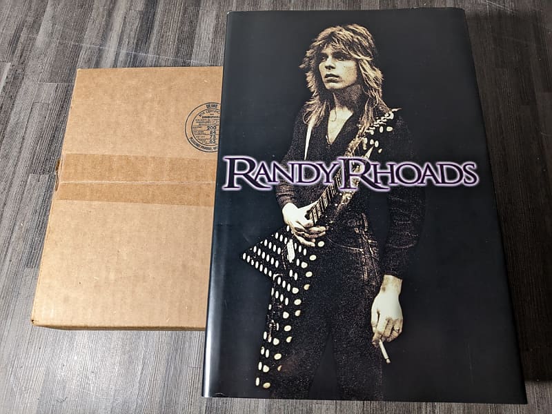 Randy Rhoads Hardcover, 1st and last edition ever, RARE book | Reverb