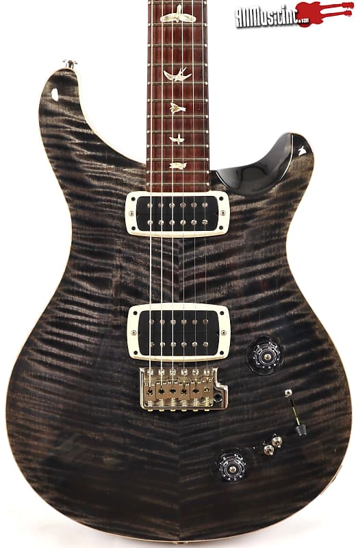 2015 PRS 408 Charcoal Burst Electric Guitar w/ OHSC 10-Top | Reverb