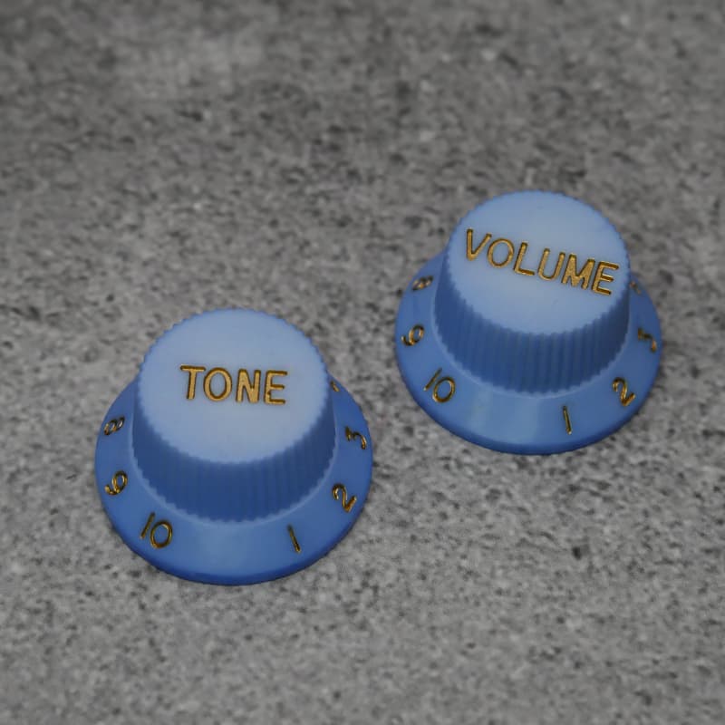 #426 Light Blue Custom Color Strat Stratocaster Fender Knobs | Reverb