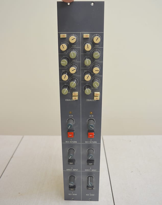 Vintage Rack Neve Stereo EQ Equalizer Rackmount from 8100 | Reverb