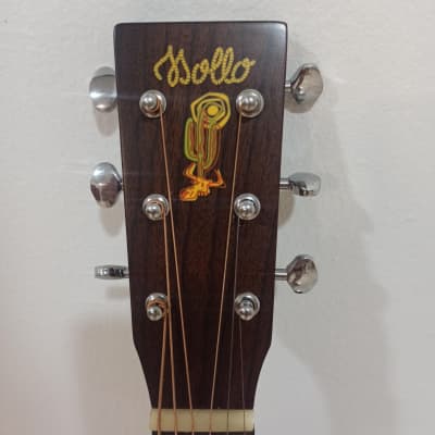 Mollo Custom Guitars Parlor, Cowboy Dan 2022 Clear Satin with | Reverb