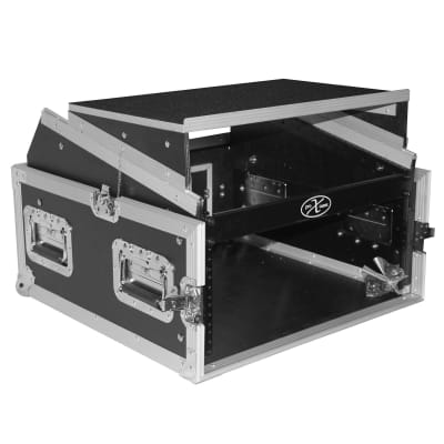 ProX 4U Rack x 10U Top Mixer DJ Combo Flight Case Laptop | Reverb