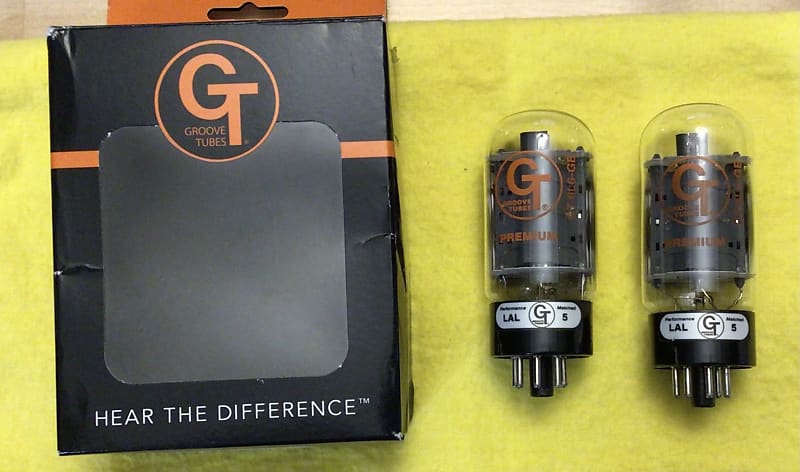 Groove Tubes GT 6L6GE Matched Pair Clear Top | Reverb